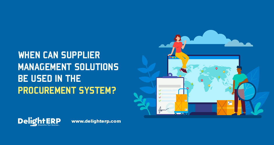 Supplier management solutions in procurement system | Delight ETP